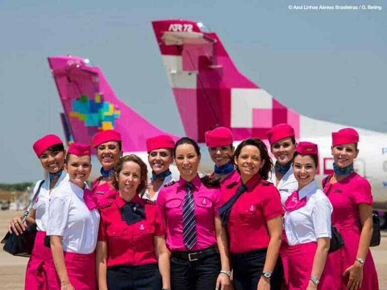 Azul's pink Airbus A330neo is seen with the full livery – AEROFLAP