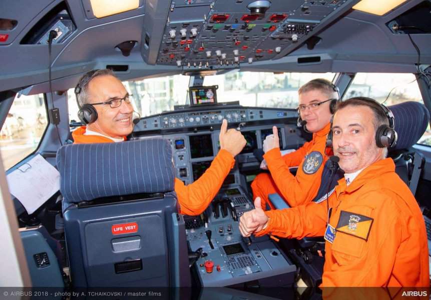 After 4 hours of flight, Airbus successfully completes the first flight ...