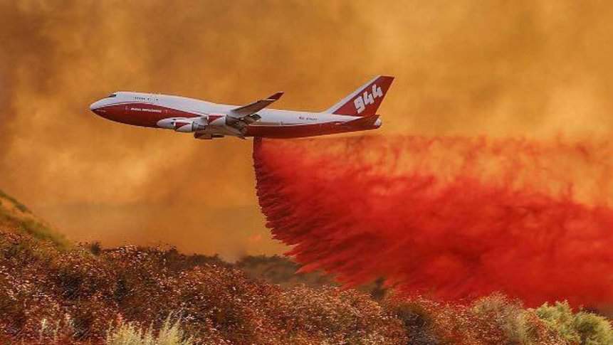 Boeing 747 that fights fires is flying to Bolivia