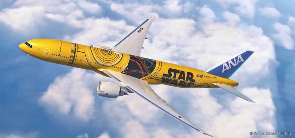 Disney escolhe avião da ANA para campanha do Star Wars – Aeroflap