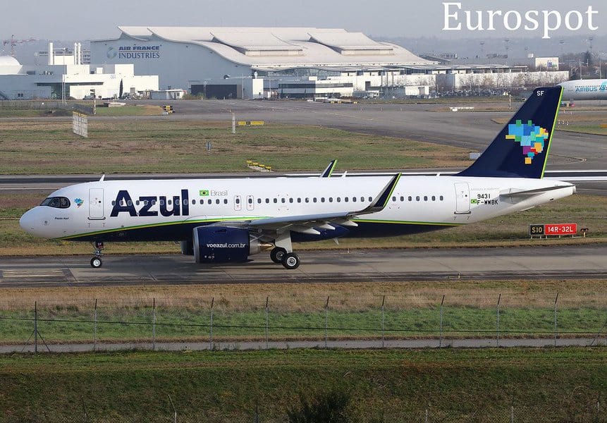 Airbus entrega dois aviões A320neo para a Azul no mesmo dia - Aeroflap