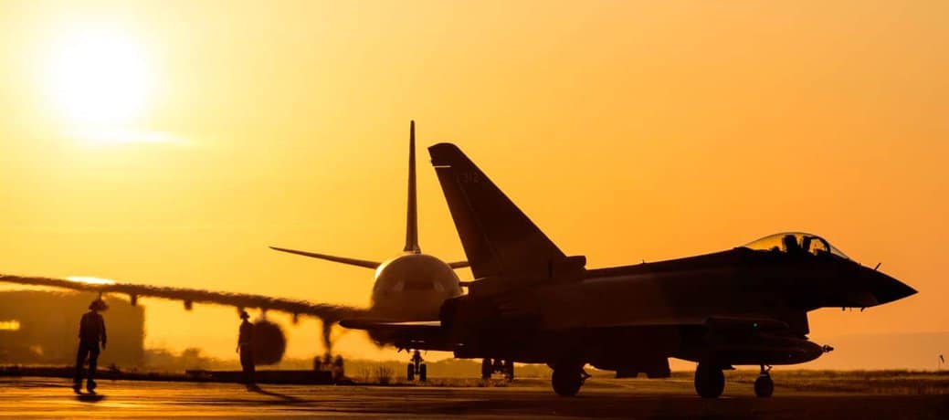 RAF Eurofighter Typhoons launch attack in Iraq - Aeroflap