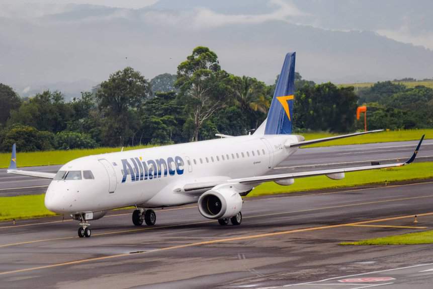 Alliance Airlines apresenta o primeiro avião Embraer da sua frota