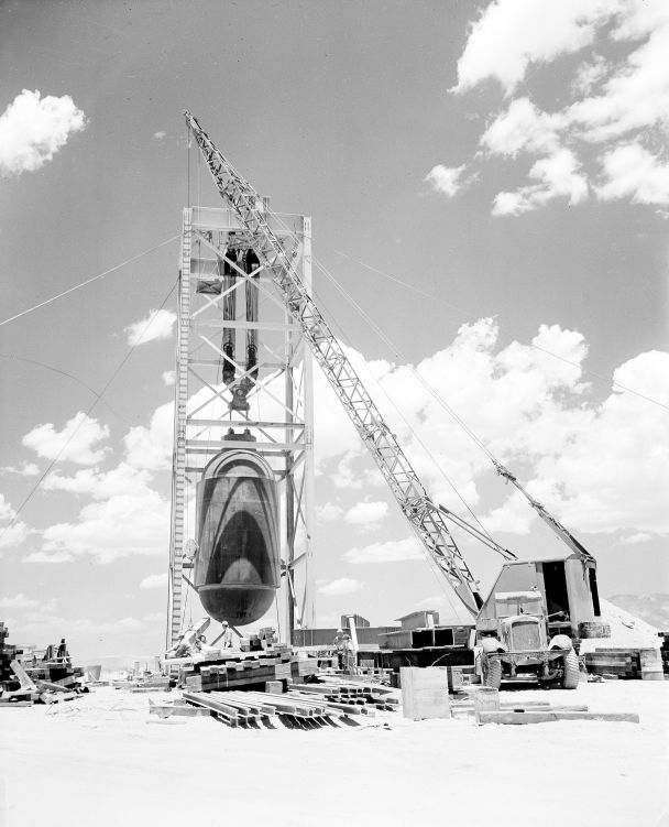 Fun fact: "Jumbo" the large cylinder that withstood a nuclear explosion