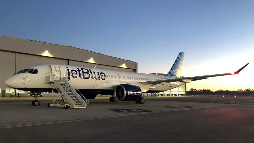 JetBlue vira o ano recebendo o primeiro Airbus A220 da sua frota - Aeroflap