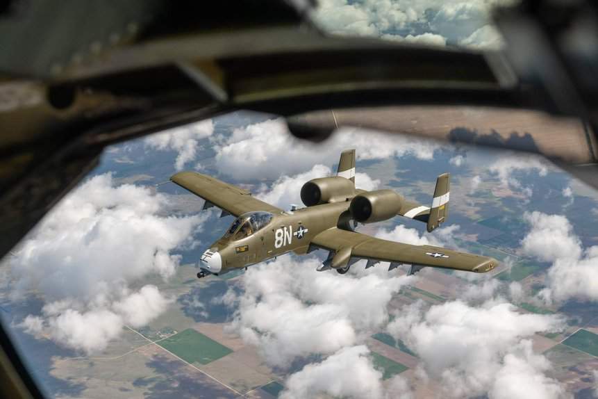 Check out beautiful images of the A-10 with World War II livery in ...