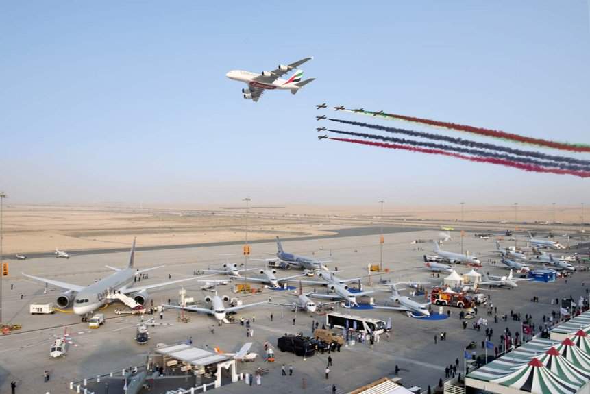 Dubai Air Show: Veja em imagens as principais demonstrações aéreas e ...