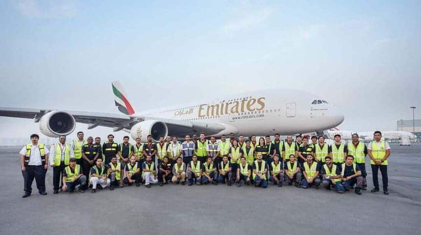 Emirates' first A380 aircraft begins cabin modernization program