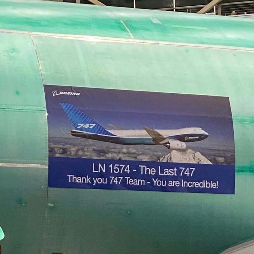 Aparecen nuevas imágenes del último Boeing 747 en producción – Aeroflap