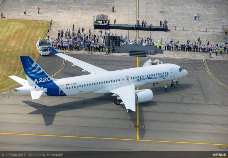 A220 completou cinco anos na família Airbus
