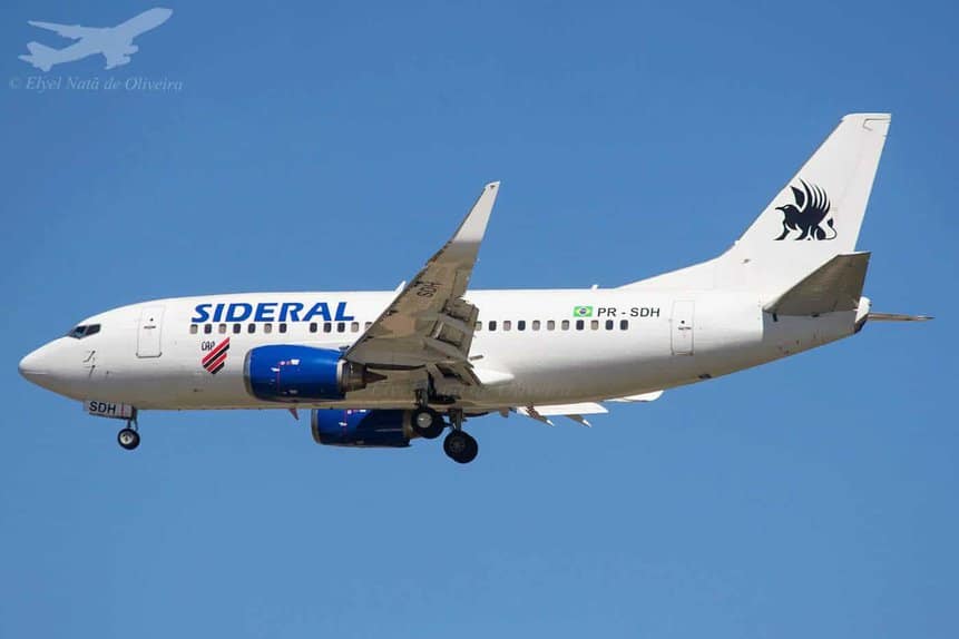 Sideral está contratando para o cargo de copiloto para o Boeing 737