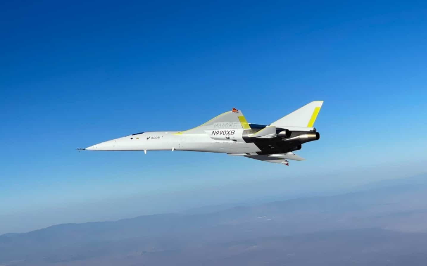 XB-1 'Baby Boom' da Boom Supersonic atinge nova velocidade máxima ...