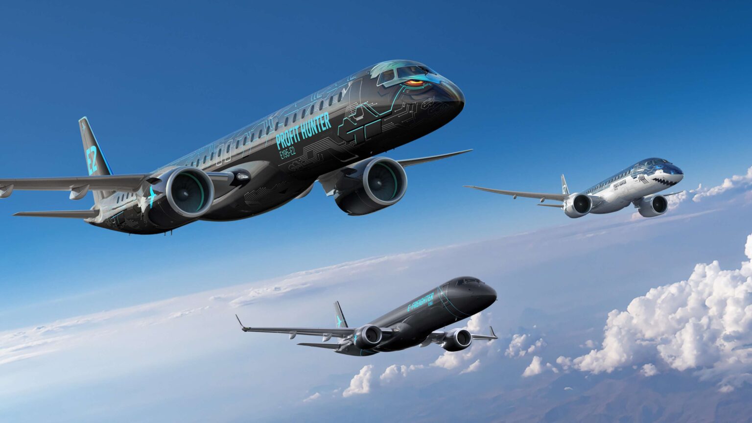 Embraer exibirá aprimoramentos das aeronaves E-Jets E2 no Air Show ...
