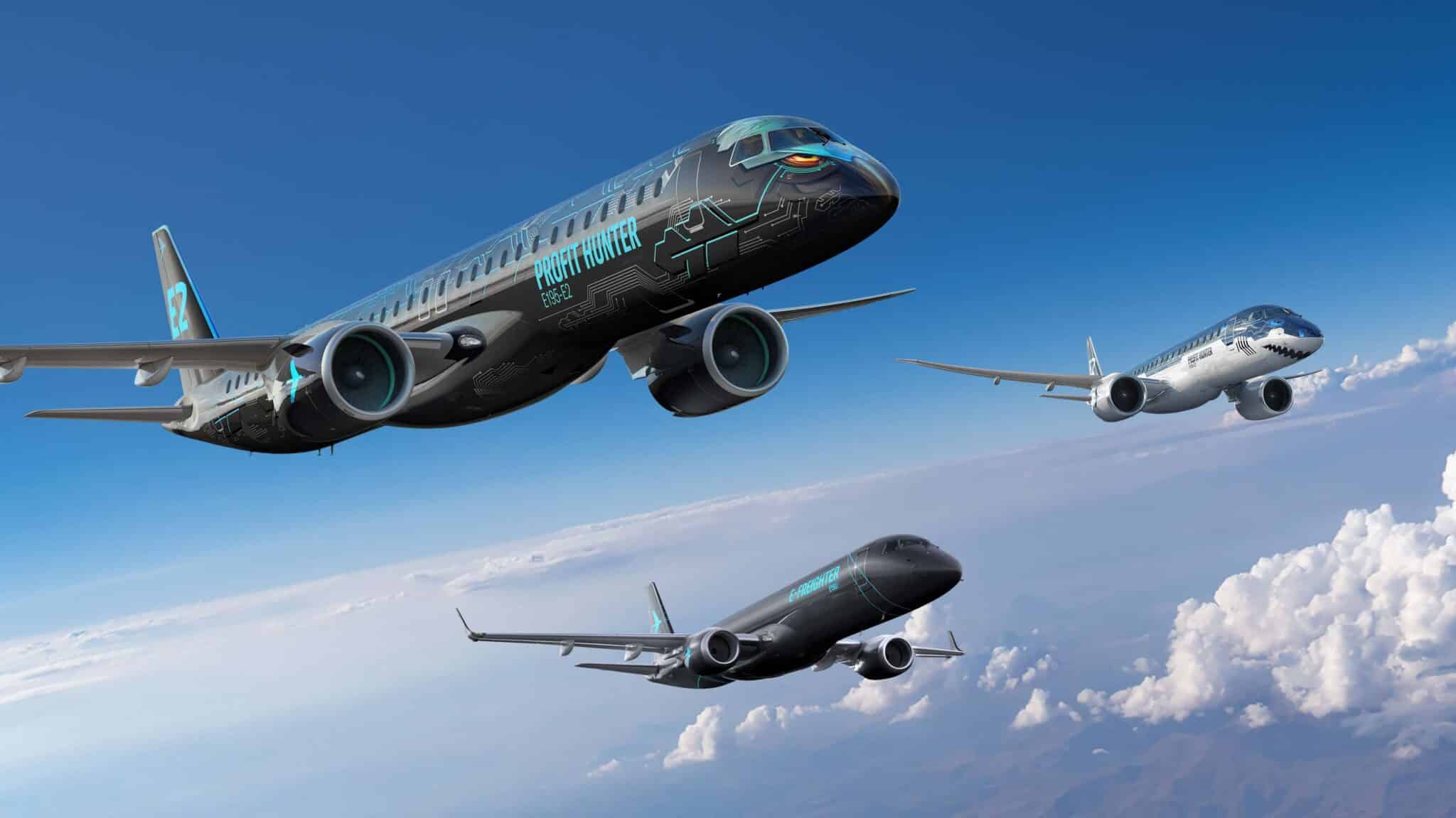 Embraer exibirá aprimoramentos das aeronaves E-Jets E2 no Air Show ...