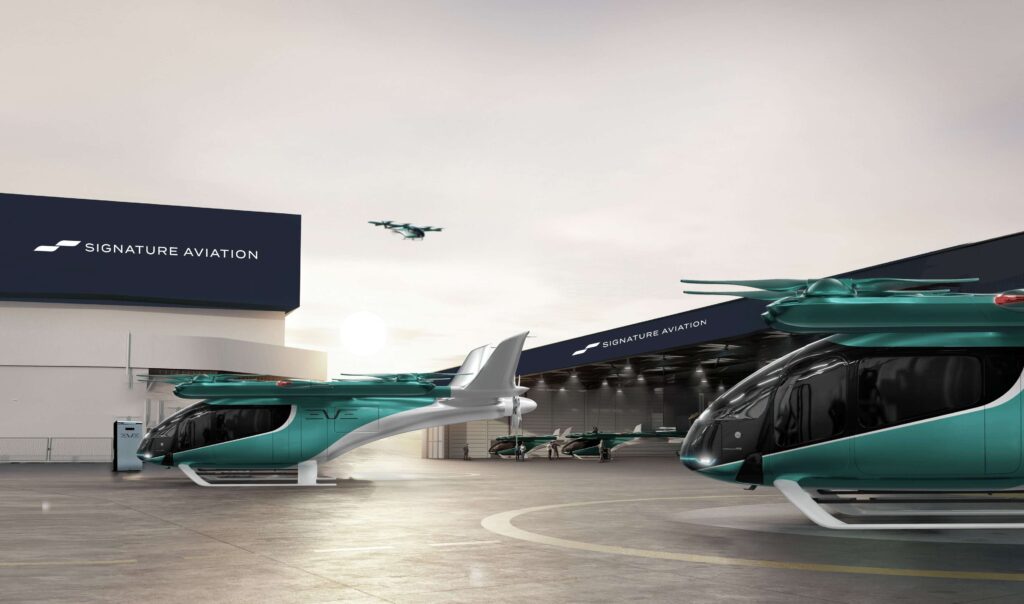 Eve e Signature Aviation fazem parceria para estudo de operações na ...