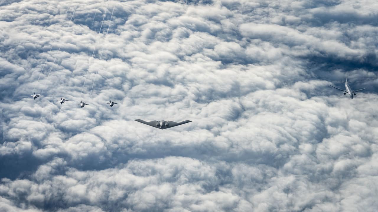 United States and Norway conduct naval attack test with B-2 and F-35 ...