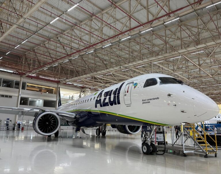 Azul receives the 38th Embraer 195-E2 aircraft for its fleet - Aeroflap
