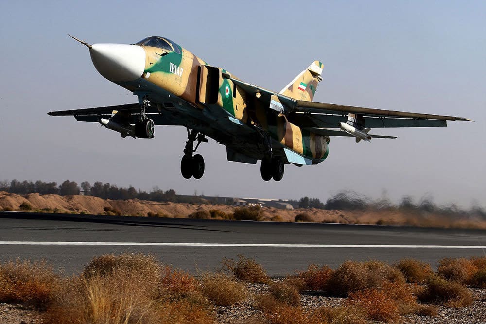 Iranian Su-24s shot down after violating Qatari airspace.