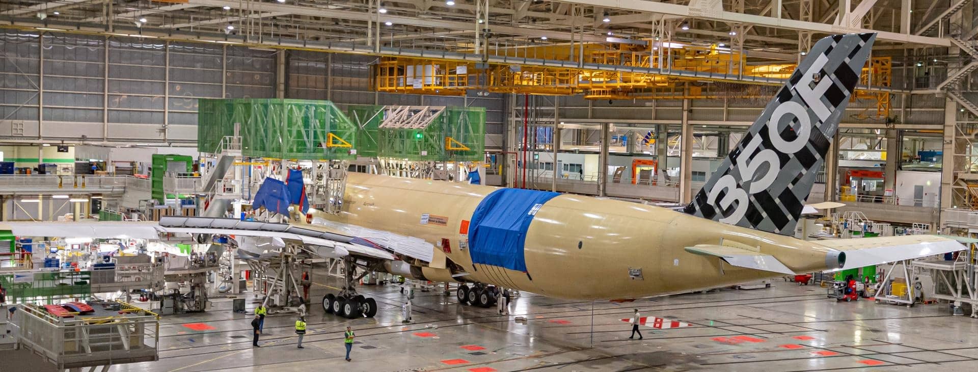 Airbus begins ground testing of the A350F with complex tests before ...