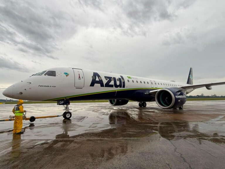 Azul recebe a 48ª aeronave Embraer 195-E2 de sua frota